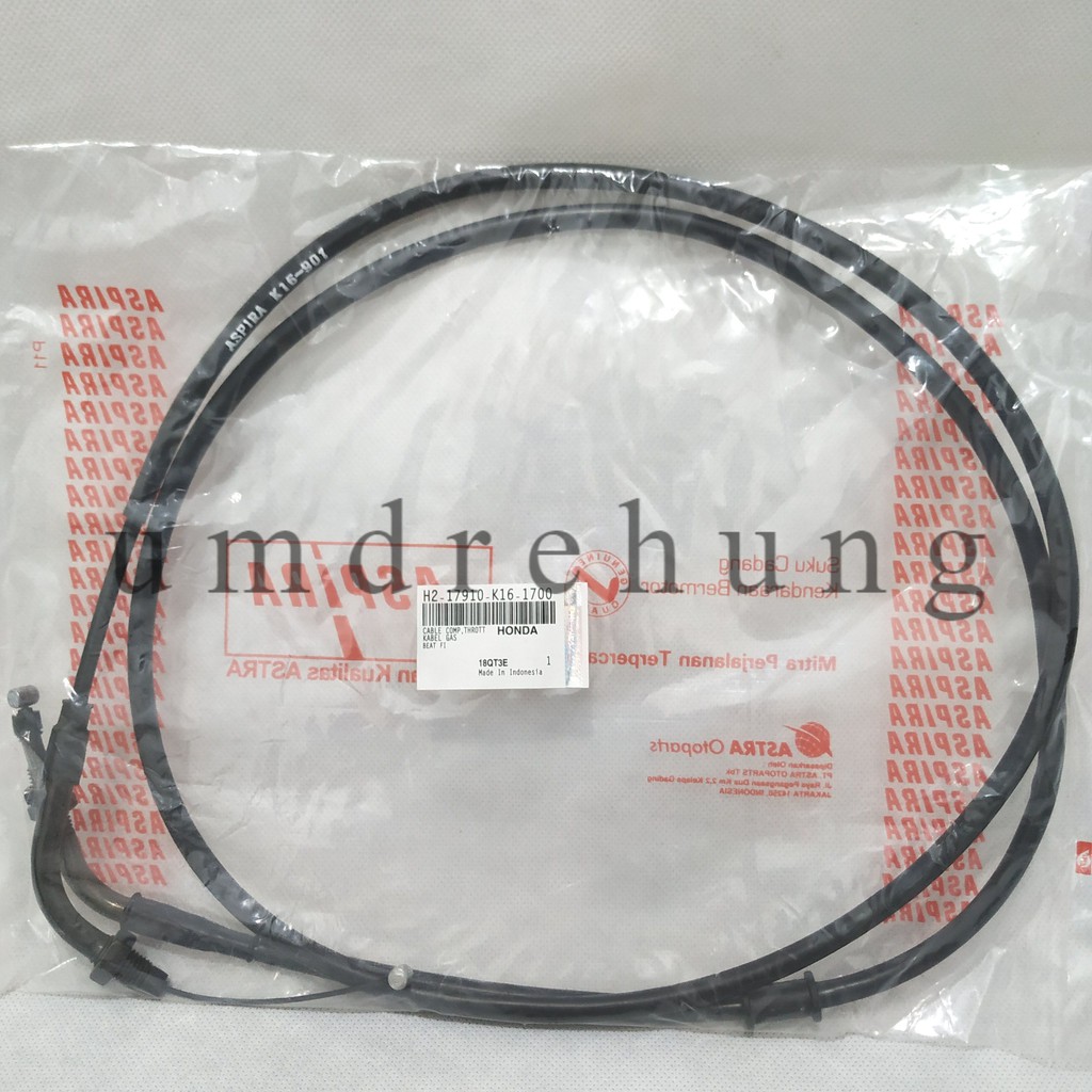 Jual Kabel Gas Honda Beat FI Scoopy FI 2012-2014 Starter Stater Berisik ...