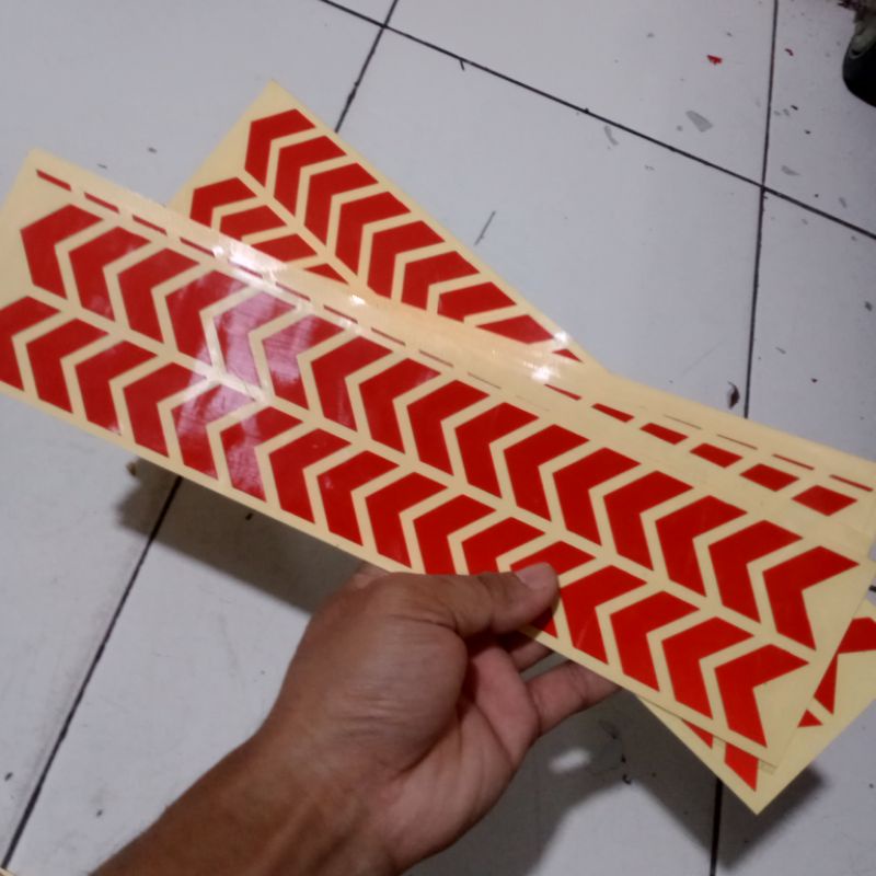 Jual Sticker Cutting,Sticker Cutting Panah Reflektif,Stiker Panah ...