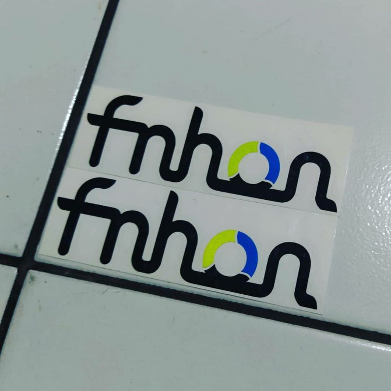 Jual Sticker Cutting Fnhon Black isi 2 pcs bisa utk Sepeda,motor,mobil ...
