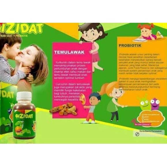 Jual [VIP] GIZIDAT ASLI ORIGINAL madu ikan sidat probiotik untuk anak ...