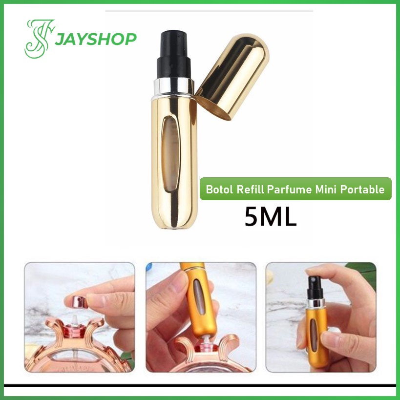 Jual Botol Parfum Refill Mini Botol Parfume Isi Ulang Travel Portable 5ML | Shopee Indonesia