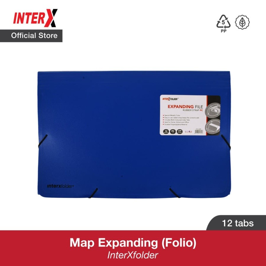 Jual MAP Expanding File Tali FOLIO F4 InterX xxxx | Shopee Indonesia