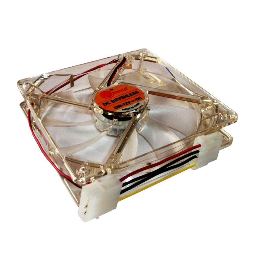Jual Trend-Universal Fan Cooler Casing CPU 12cm + Baut - Transparan ...