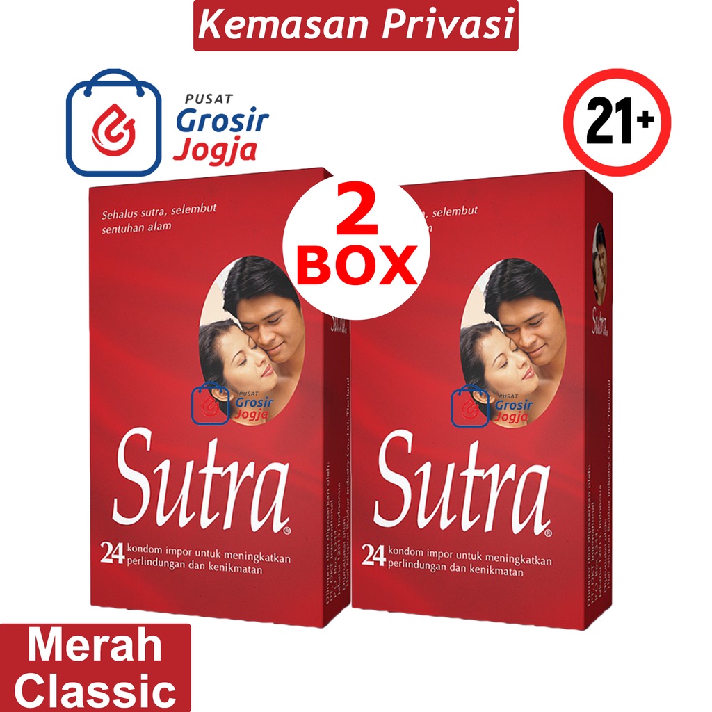 Jual 2 Box Kondom Sutra Merah isi 24 PCS - Kondom Sutra Tipis | Shopee ...