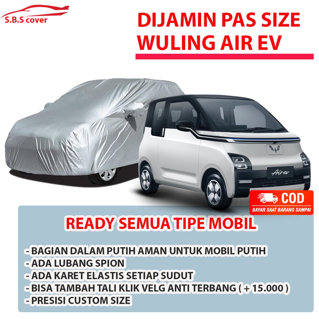 Jual Wuling air ev Body Cover Mobil wuling Sarung Mobil wuling air ev ...