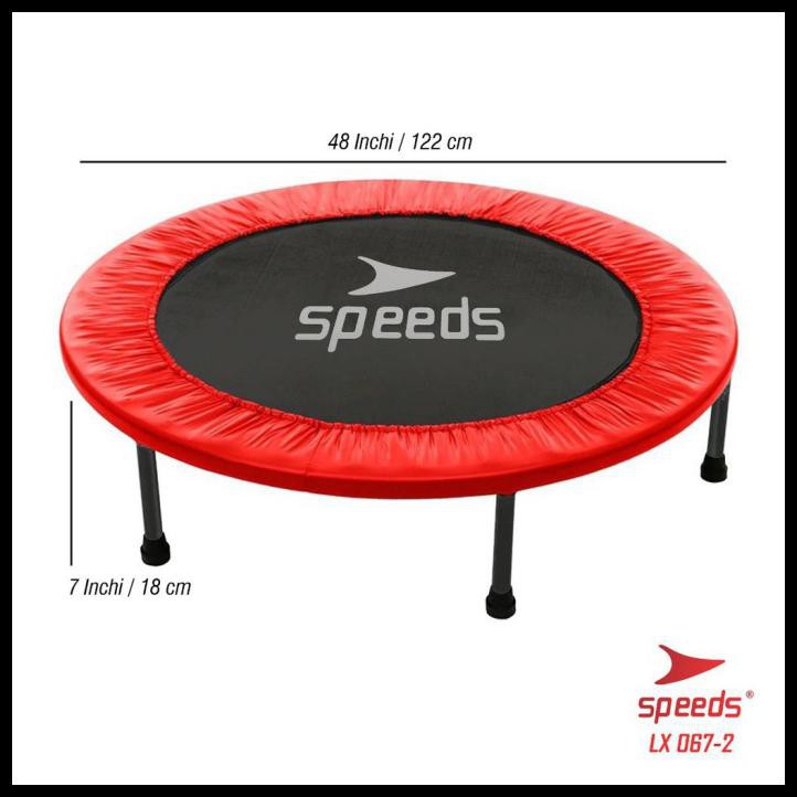 Jual Trampoline Trampolin Lompat Olahraga Gym 48 “ Speeds Original | Shopee Indonesia