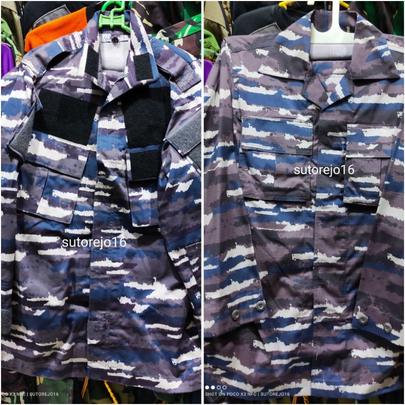Jual seragam pdl tni al loreng kri layar asli jatah pembagian original | Shopee Indonesia