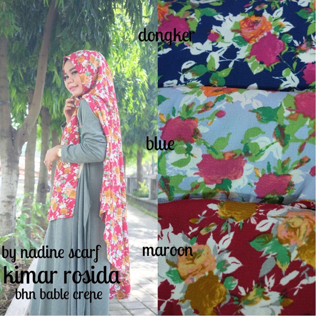 Jual Kimar rosida hijab | Shopee Indonesia