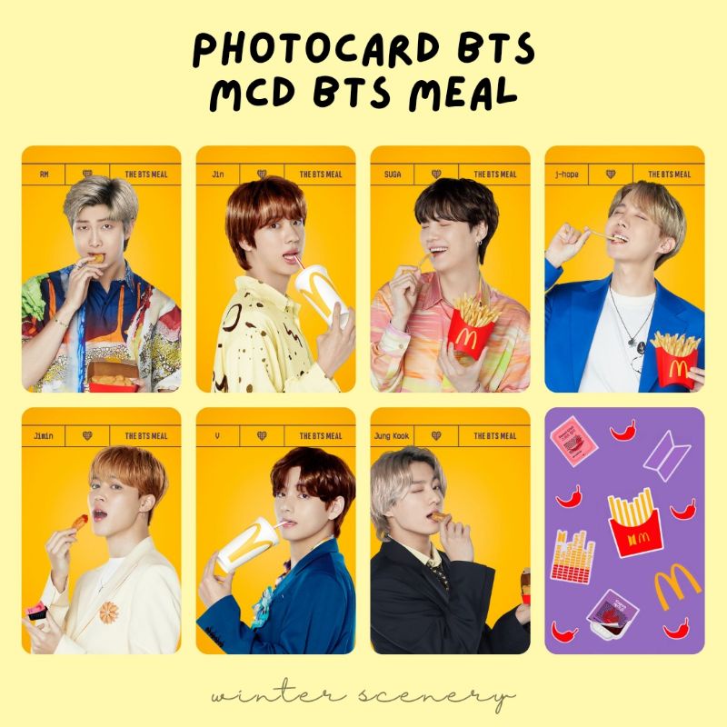 Jual Photocard BTS - Mcdonald BTS Meal | Shopee Indonesia