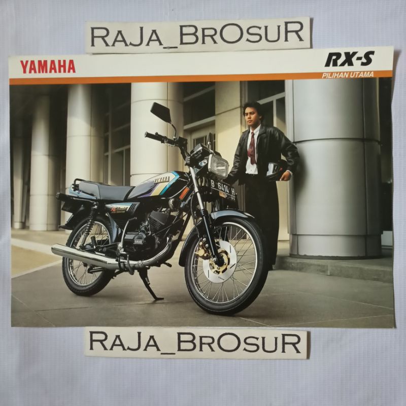 Jual Poster brosur katalog flyer jadul lawas Yamaha RXS RX S/RX Special 5speed 2tak 2T 1995 ...