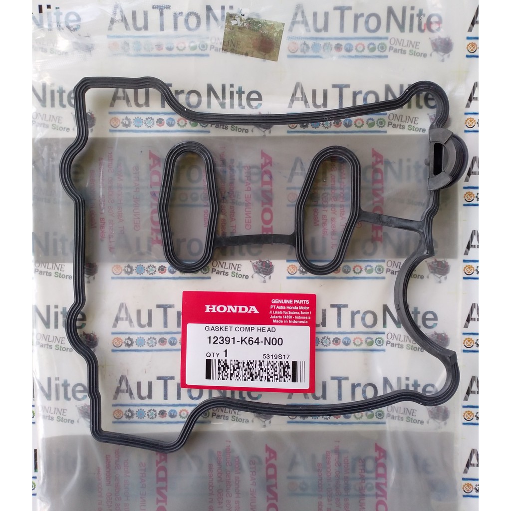 Jual Seal Gasket Comp Head Cover Cylinder 12391-K64-N00 Original Honda ...