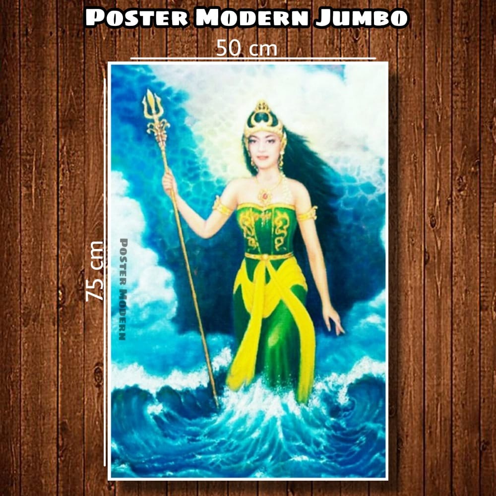 Jual Poster Modern Jumbo Foto Nyi Roro Kidul #PMJ008 - Ukuran 50 x 75 ...