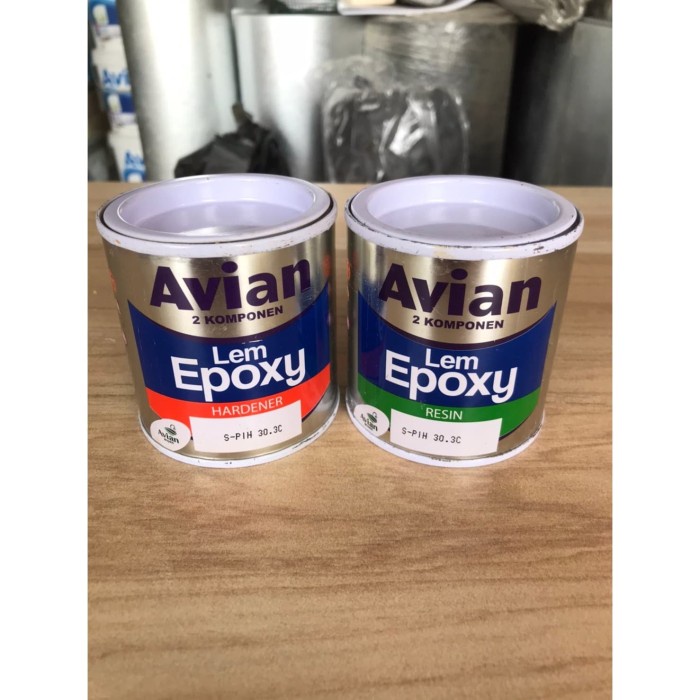 Jual Lem Epoxy Avian 220 cc 340 gram kayu Besi logam Kaca | Shopee ...
