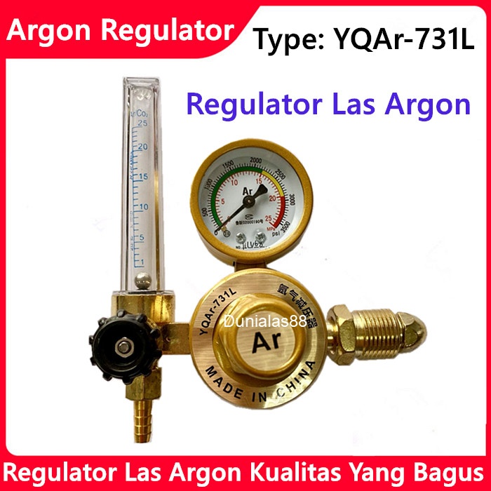 Jual Regulator Gas Argon Ar Untuk Tabung Las Welding Argon YQAr-731L ...