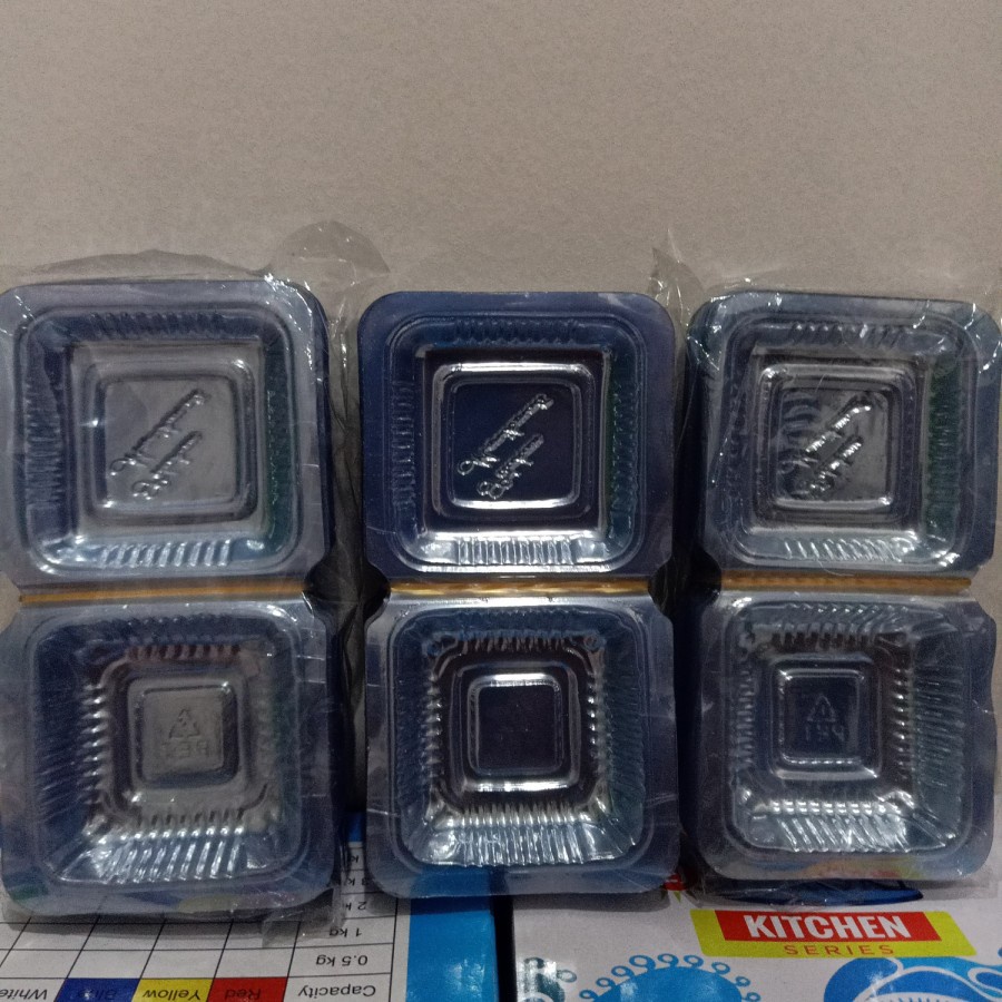 Jual Box mika plastik isi 100pcs box mika plastik bening kue ukuran 7c ...