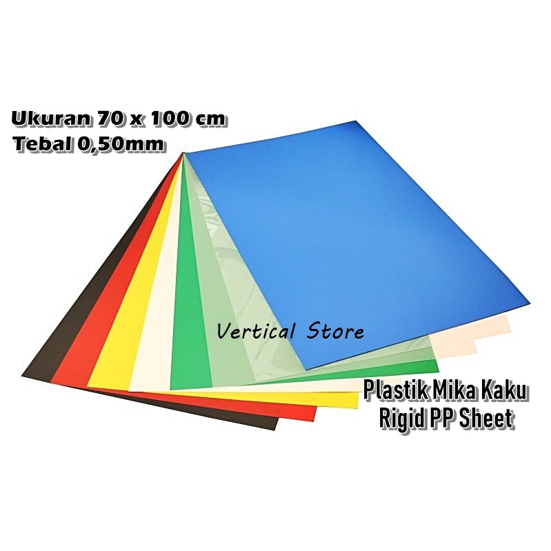 Jual Plastik PP Mika Kaku Lembaran Sampul Agenda 70cm x 100cm x 0.5mm | Shopee Indonesia
