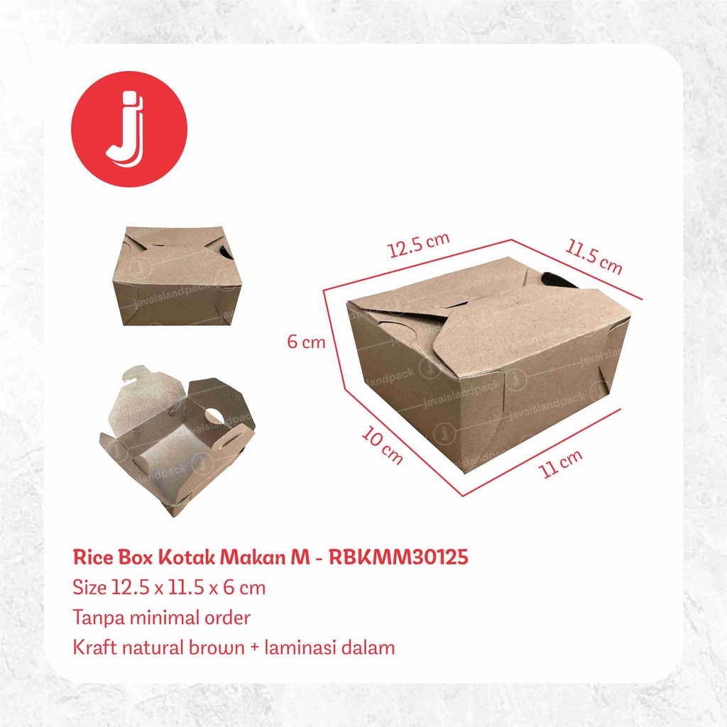 Jual Rice Box Kotak Makan M - RBKMM30125 | Shopee Indonesia