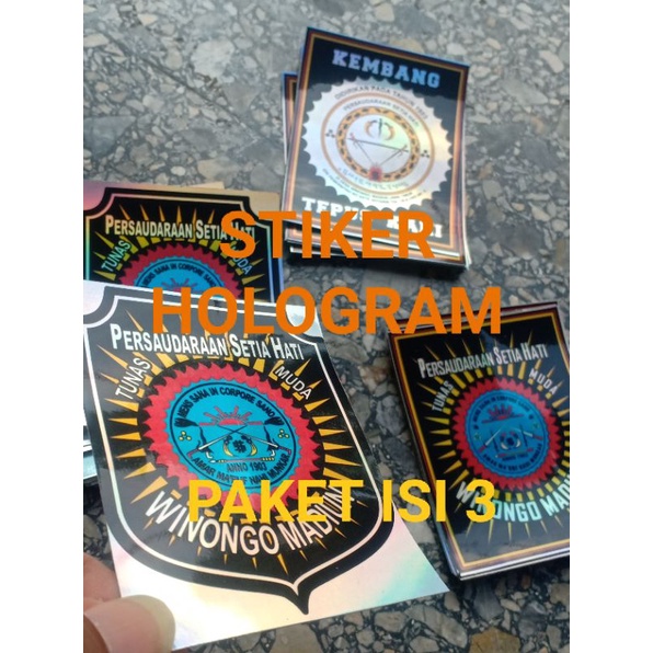 Jual PAKET STIKER HOLOGRAM SH WINONGO ( paket isi 3 ) | Shopee Indonesia