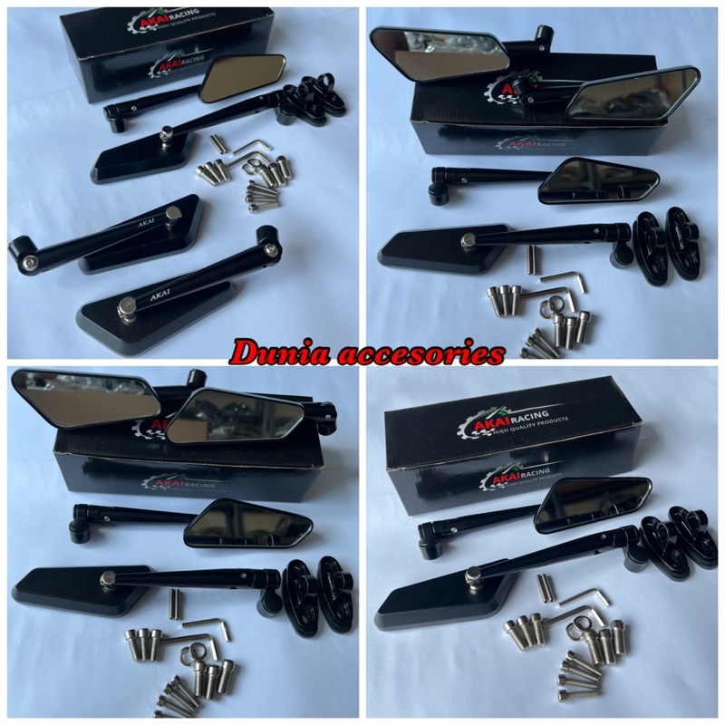 Jual SPION CIRCUIT AKAI RACING KACA PUTIH / R15 v2 v3 /CBR 150 / CBR ...