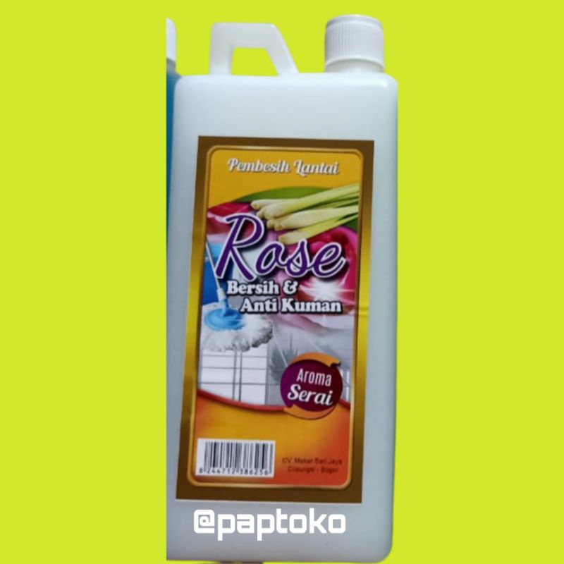 Jual PEMBERSIH LANTAI KARBOL DAN SABUN CUCI PIRING ROSE 1 liter ...
