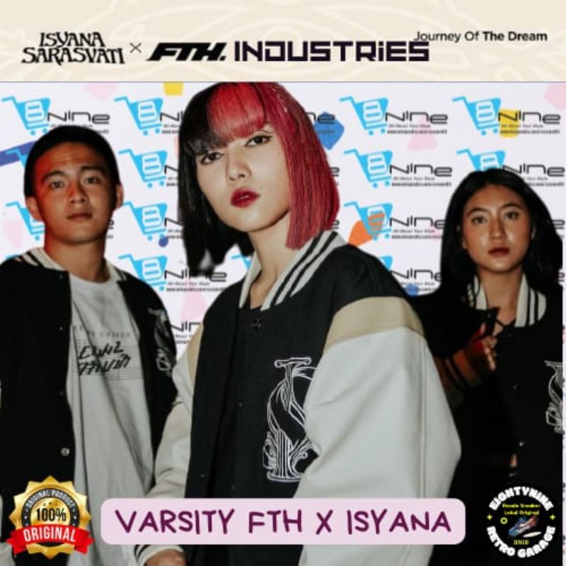 Jual Varsity Jacket Isyana x fth - 100 % Original BNIB | Shopee Indonesia