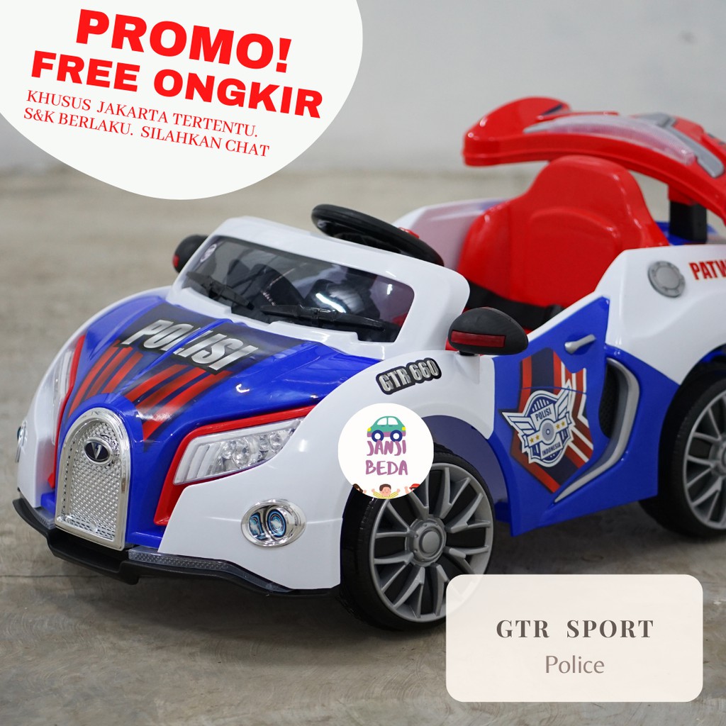Jual Mainan Mobil Aki Anak GTR 660 Police - Maenan Mobilan Polisi ...