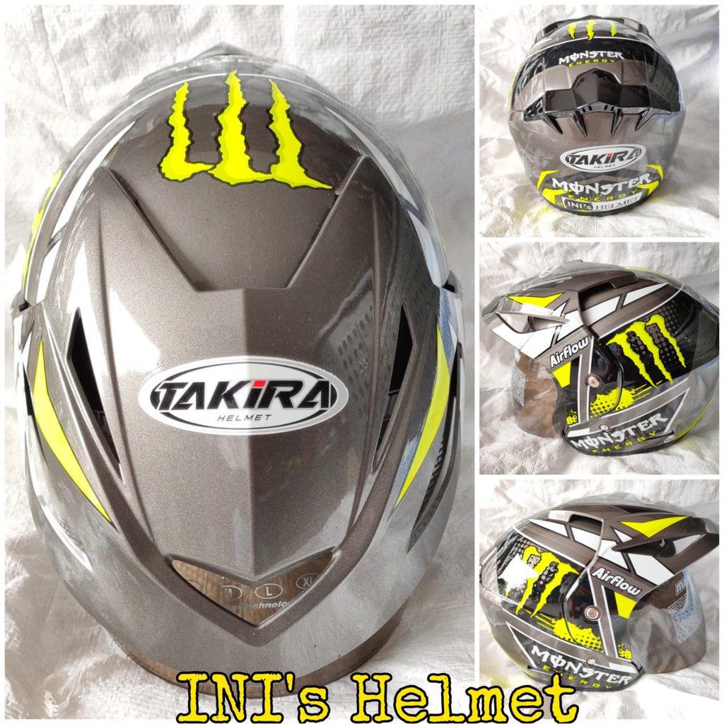 Jual Helm Takira Motif Vision Gear SNI | Shopee Indonesia