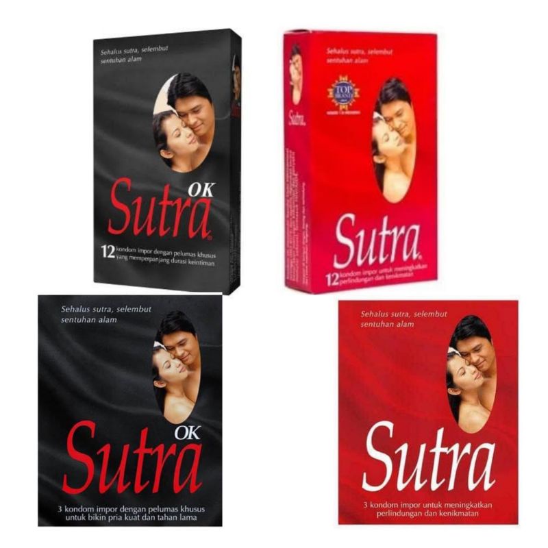 Jual Kondom SUTRA isi 3 piece dan 12 piece (OK Hitam / Merah) | Shopee ...