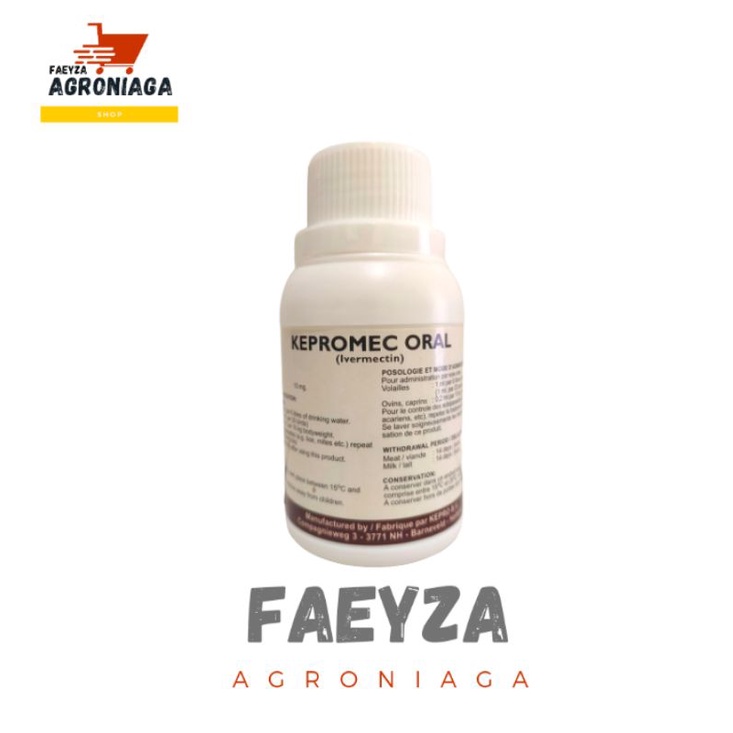 Jual Kepromec Oral 100 ml. Obat Gurem Cacing Scabies Ternak | Shopee ...