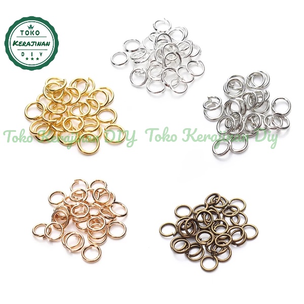 Jual [ 144 pcs ] Ring Bulat Ring O Jump Ring Pengait Bahan Aksesoris ...