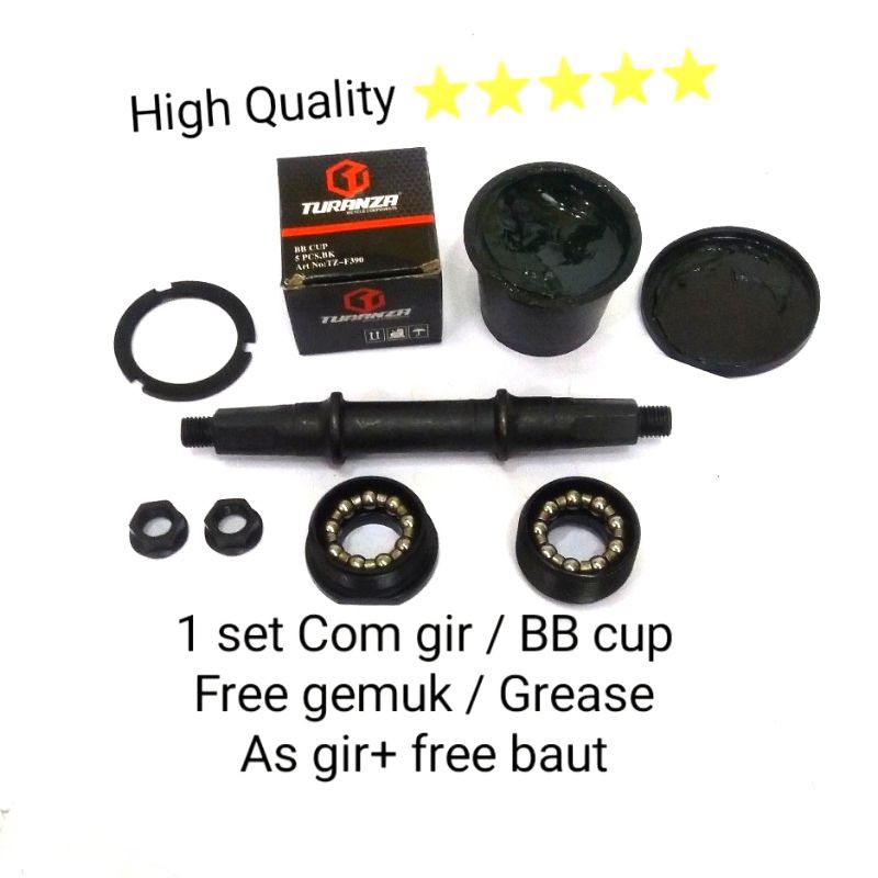 Jual 1 set BB bottom bracket untuk sepeda lipat seli minion mini fixie ...