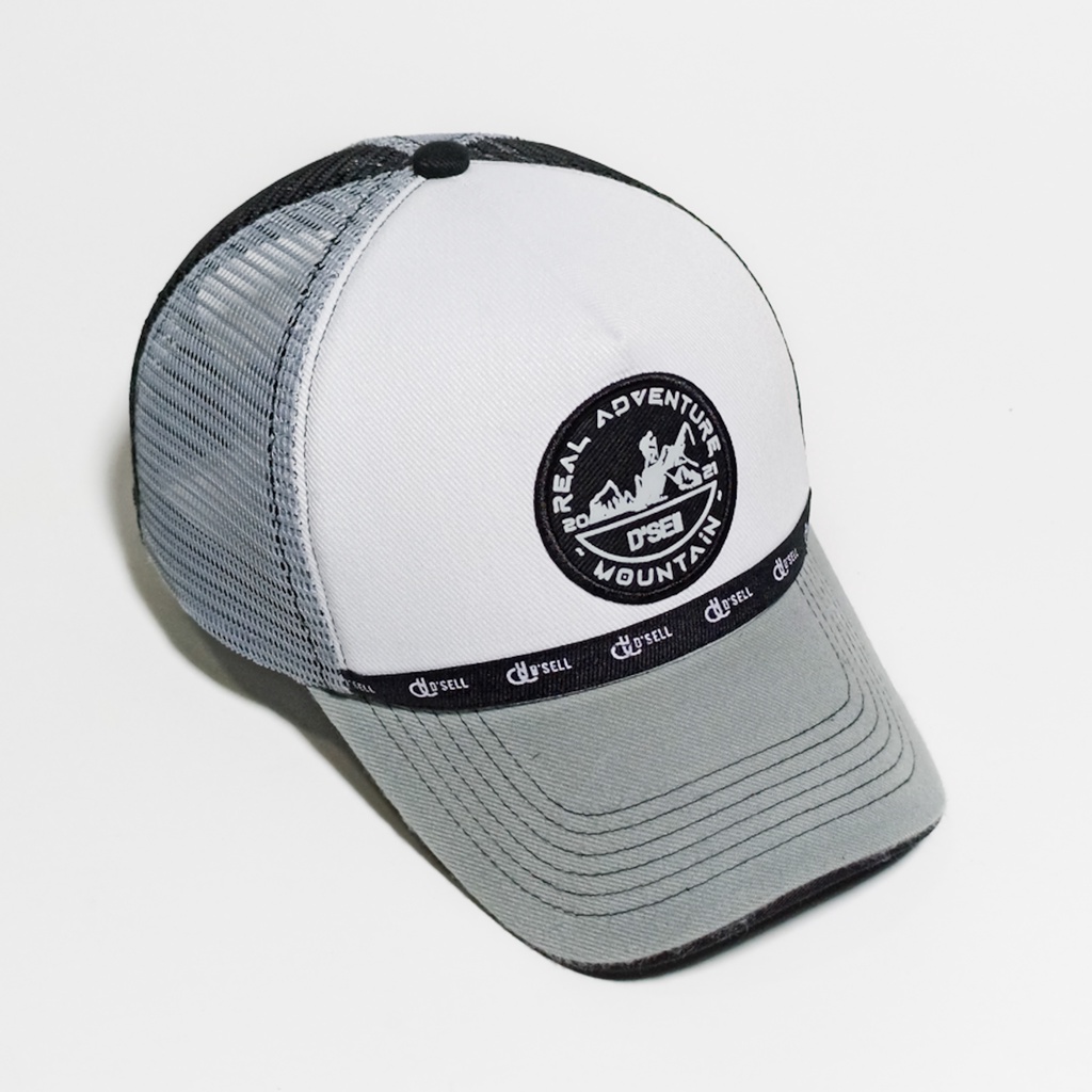 Jual COD/Topi Jaring Caps Hats Topi hitam Topi Pria Topi Trucker Jaring ...