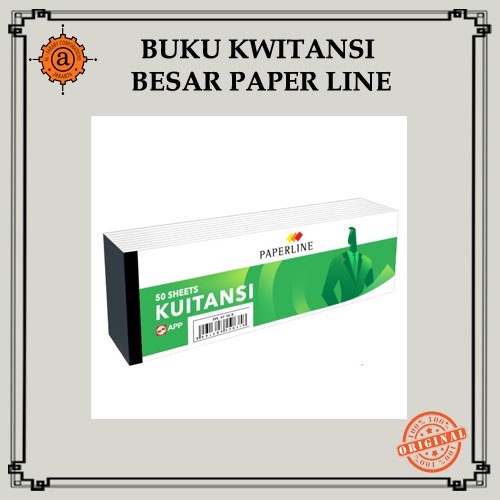 Jual BUKU KWITANSI BESAR PAPER LINE KT50B | Shopee Indonesia