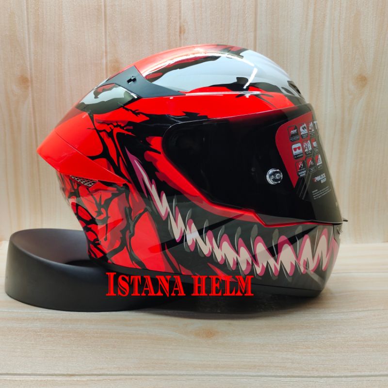 Jual HELM KYT TT COURSE MARVEL CARNAGE LIMITED EDITION|ORIGINAL HELMET ...