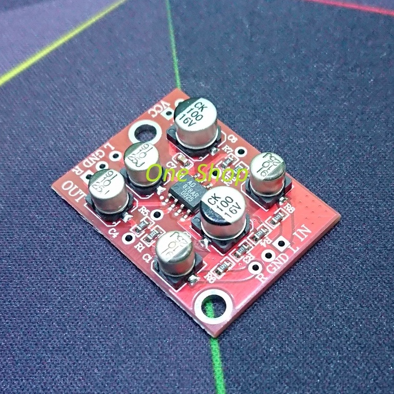 Jual AD828 Stereo Preamp Power Amplifier Board Preamplifier Module ...