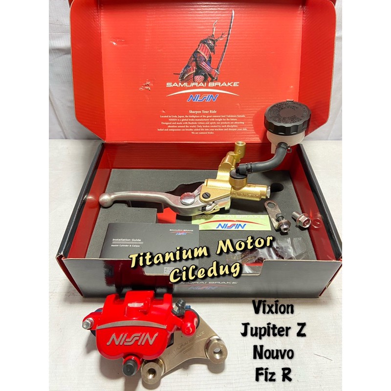 Jual Paket Master Rem NISSIN SAMURAI Plus KALIPER NISSIN SAMURAI JUPITER Z / RX KING / VIXION ...