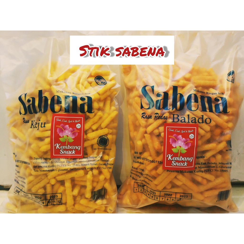 Jual KUE KERING- STICK SABENAN RASA BALADO KEMASAN 360GR-KEMBANG SNACK ...