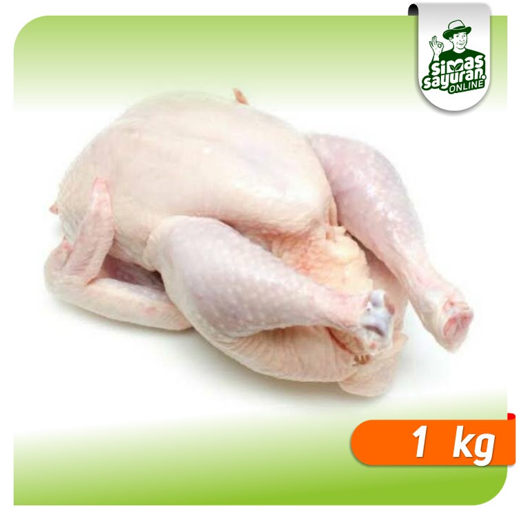 Jual Ayam Potong Utuh Broiler 1 kg | Shopee Indonesia