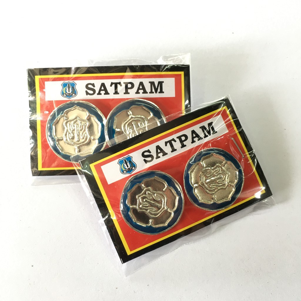 Jual Monogram Satpam - Pin Kerah Satpam | Shopee Indonesia