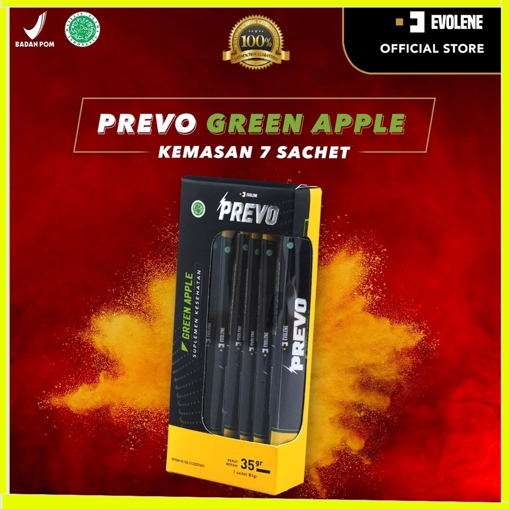 Jual Prevo Pre Workout 7 SACHET - Pre Workout - Energy Drink - Suplemen ...