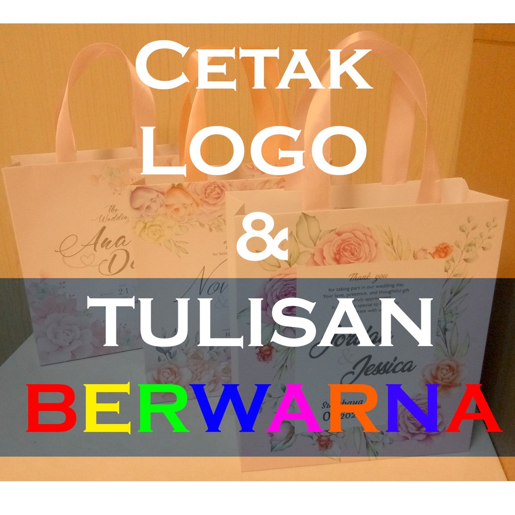 Jual Cetak Logo atau Tulisan BERWARNA | Shopee Indonesia