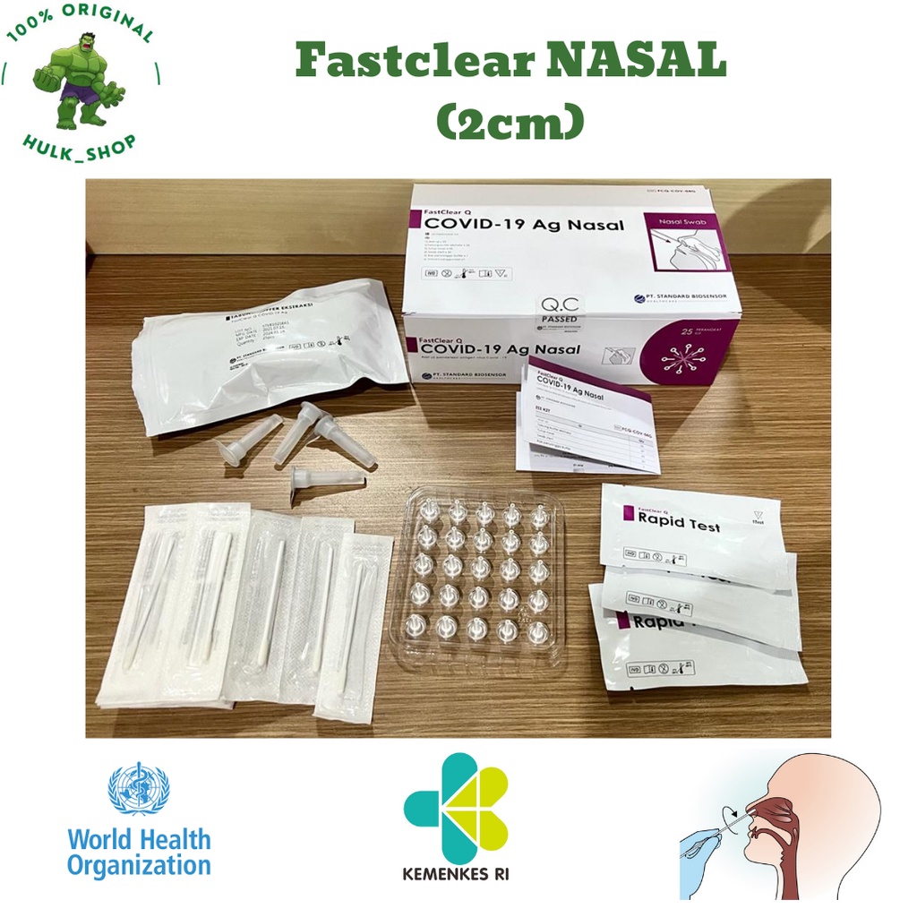 Jual FASTCLEAR NASAL | New Biosensor Nasal | Swab Covid-19 | Satuan ...