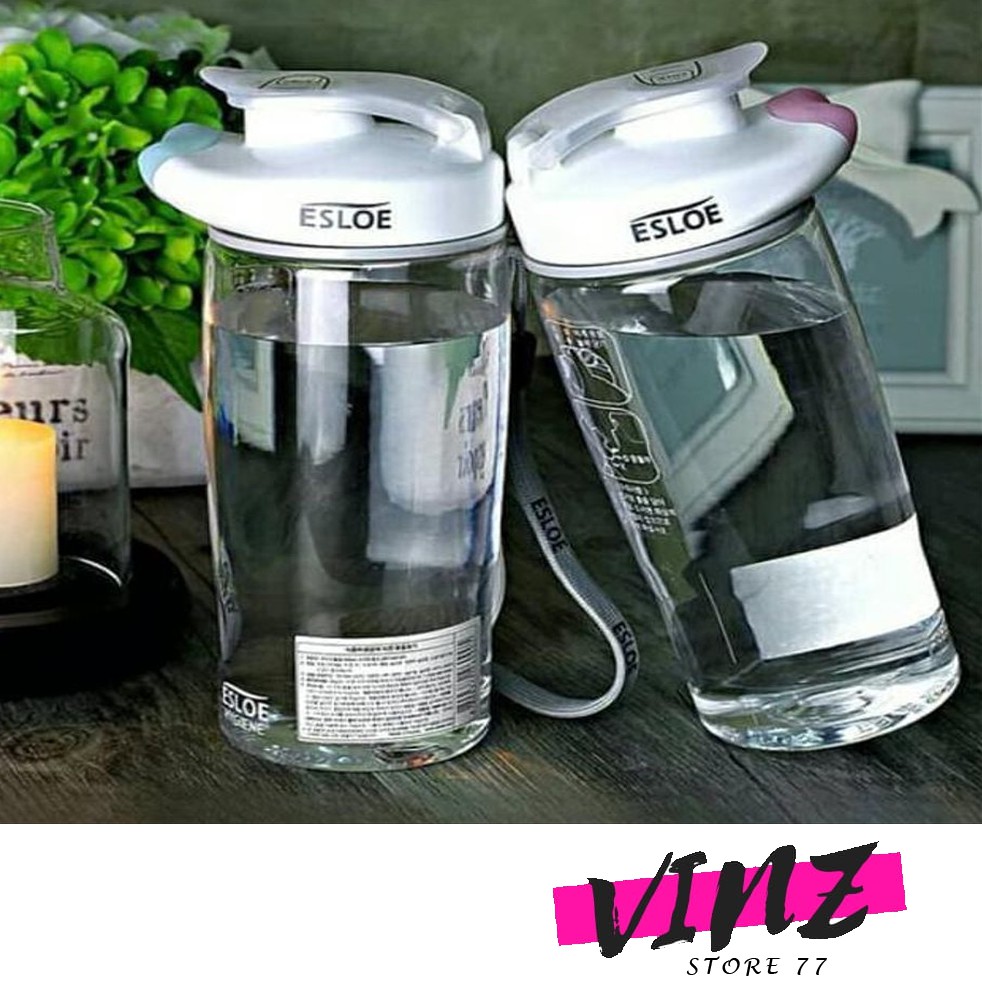Jual V77_ [ ESLOE ] Botol Minum Esloe 500ml/Tempat Air Bottle Tritan ...