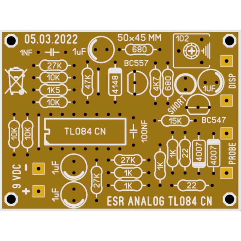 Jual Pcb Esr Analog TL084 CN ON Board | Shopee Indonesia