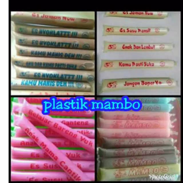Jual Plastik es mambo bersablon | Shopee Indonesia