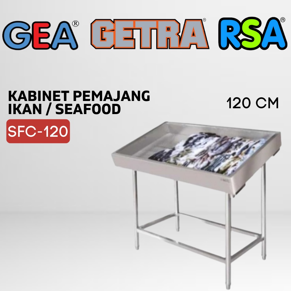 Jual GEA SFC- 120 / SFC 120 KABINET PEMAJANG IKAN SEAFOOD GARANSI RESMI | Shopee Indonesia