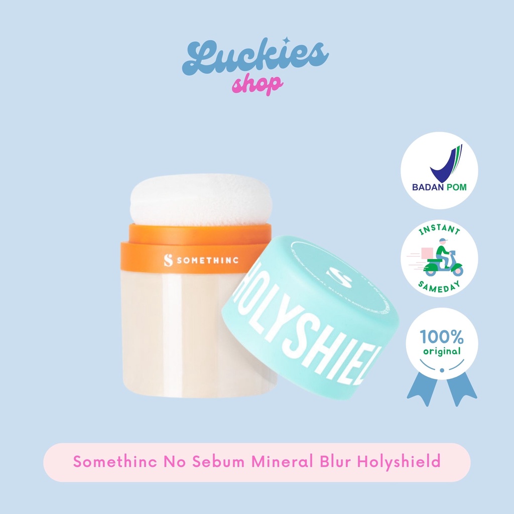 Jual BPOM SOMETHINC No Sebum Mineral Blur Translucent Loose Powder SPF ...