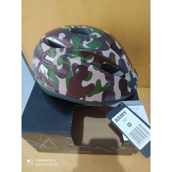 Jual Helm sepeda anak Polygon kids Army helm polygon anak | Shopee ...