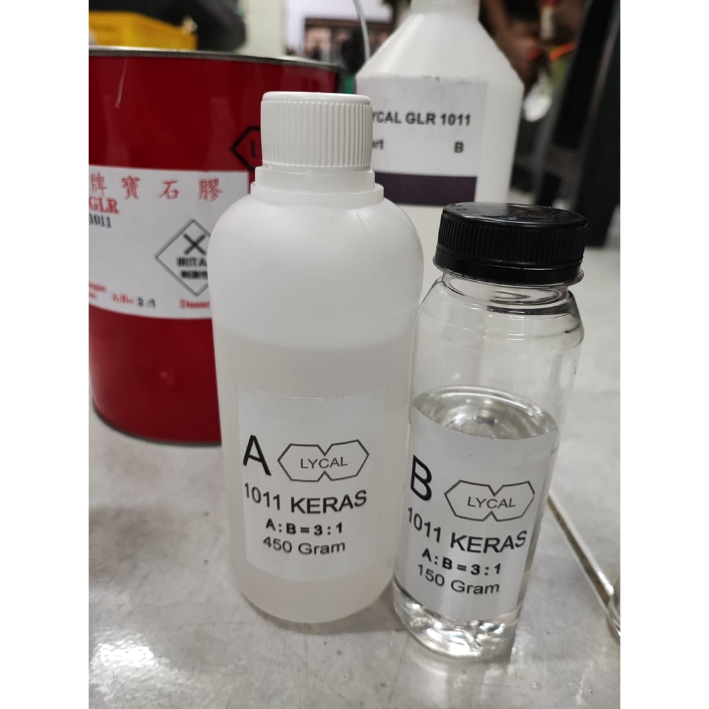 Jual Resin Lycal Bening 1011 600 gram | Shopee Indonesia