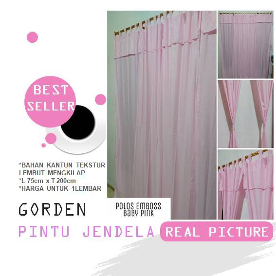 Jual (COD) Promo Murah Gorden Pintu - Gorden Jendela - Gordeng Pintu ...